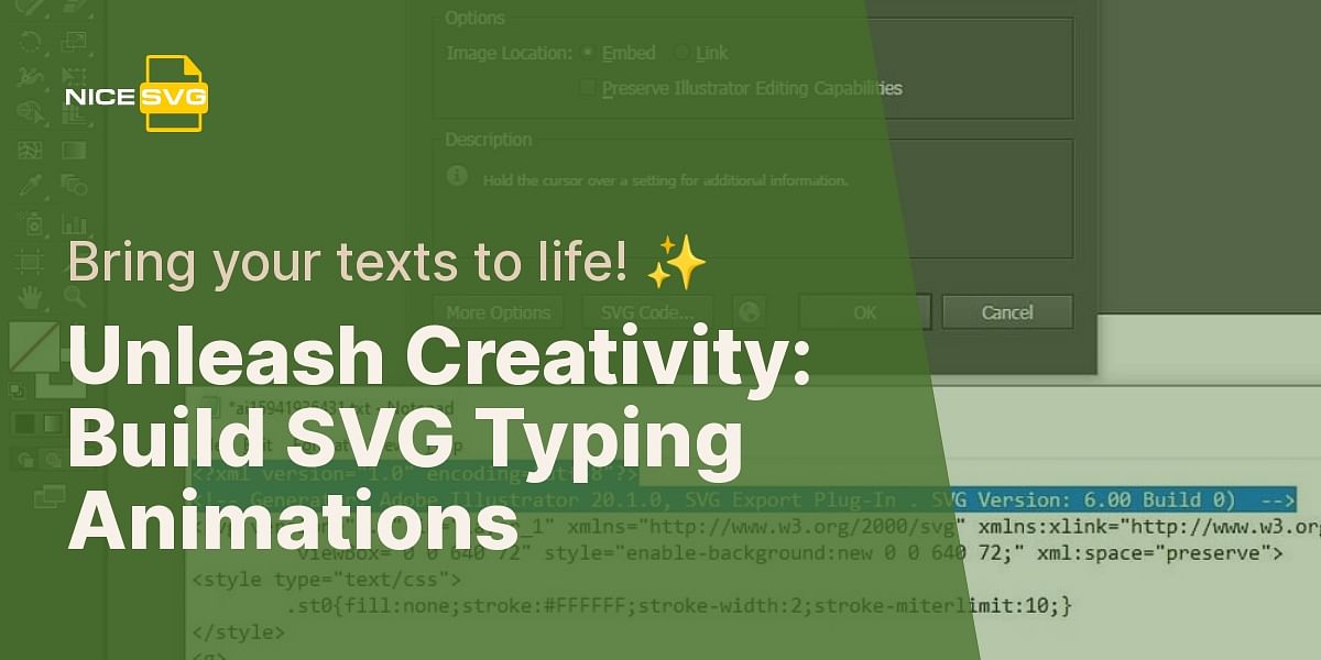Can I create a typing animation using SVG?