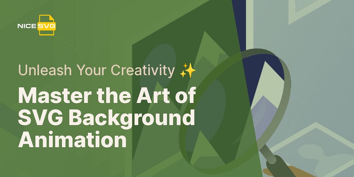 How can I create an SVG background animation?