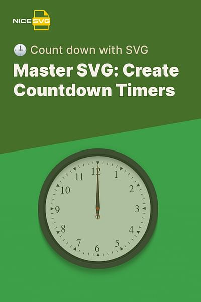 How can I create a countdown timer using SVG? How can I create a countdown timer using SVG?