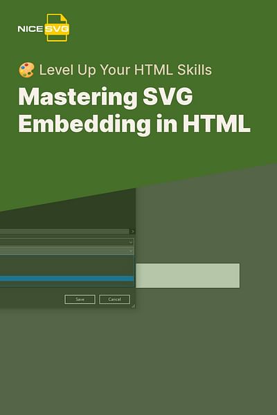 How do I embed an SVG file in HTML?